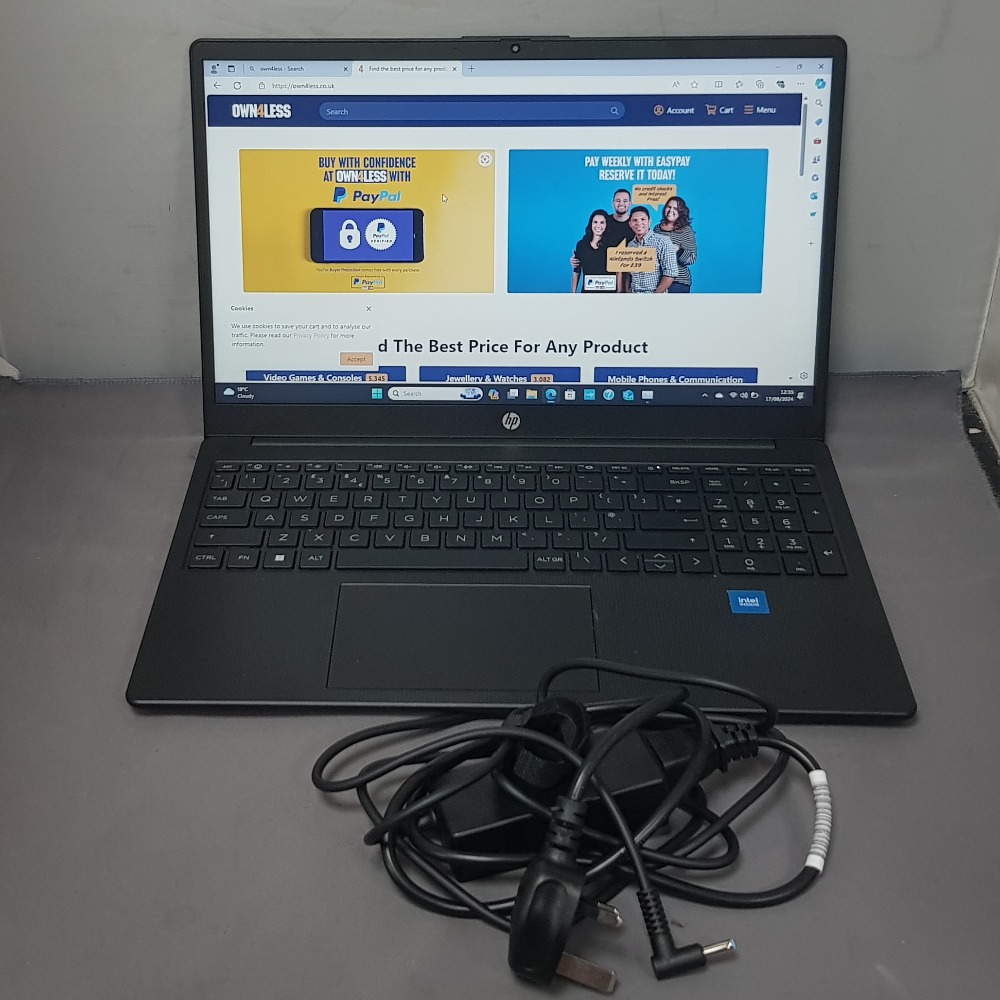 Used HP laptop - Black - Own4Less